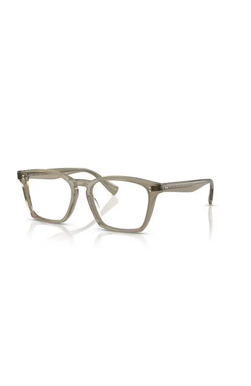 Oliver Spencer 52mm Rectangle Optical Glasses - Green