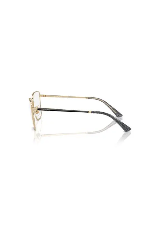 JIMMY CHOO Rectangle Optical Glasses - Gold