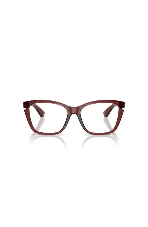 Burberry 54mm Cat Eye Optical Glasses - Red
