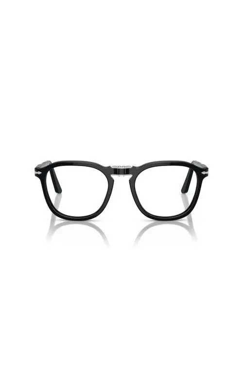 Persol 52mm Square Eyeglasses - Black