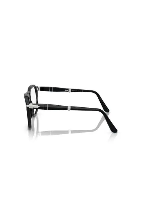 Persol 52mm Square Eyeglasses - Black