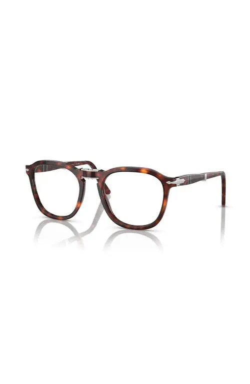 Persol 52mm Square Eyeglasses - Tortoise