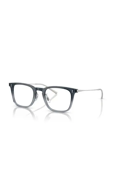 Oliver Spencer 49mm Rectangle Optical Glasses - Blue