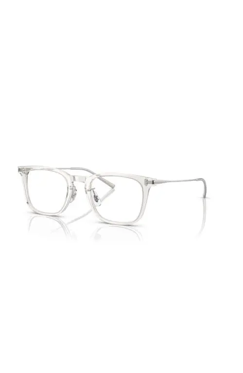 Oliver Spencer 49mm Rectangle Optical Glasses - Grey