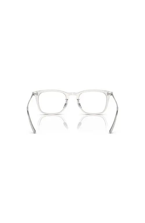 Oliver Spencer 49mm Rectangle Optical Glasses - Grey