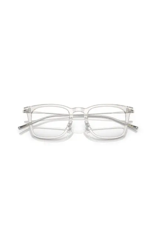 Oliver Spencer 49mm Rectangle Optical Glasses - Grey