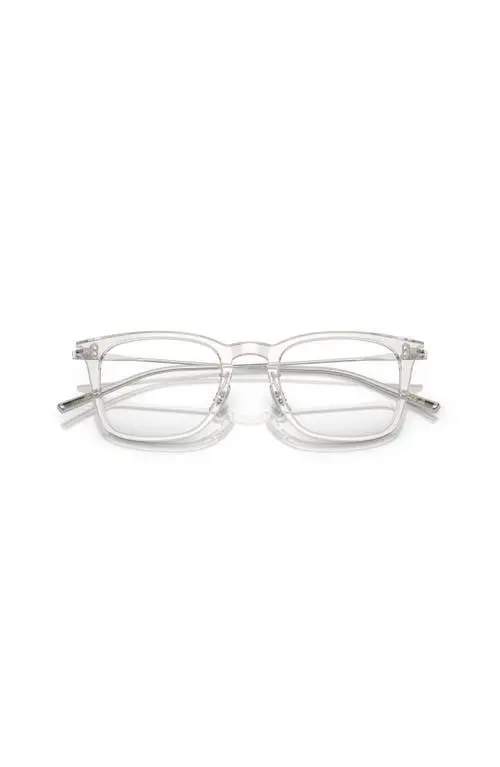Oliver Spencer Rectangle Pillow Frame Eyeglasses - Grey