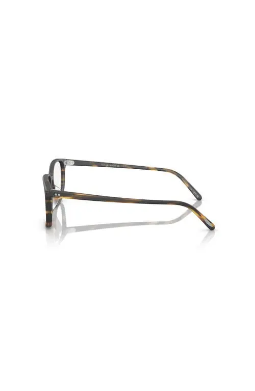 Oliver Spencer Square Frame Eyeglasses - Brown