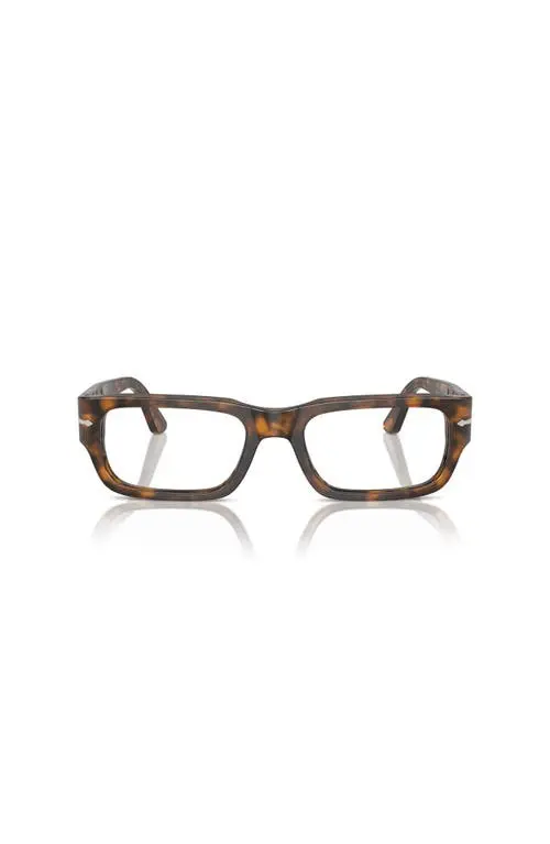 Persol Rectangle Eyeglasses - Brown