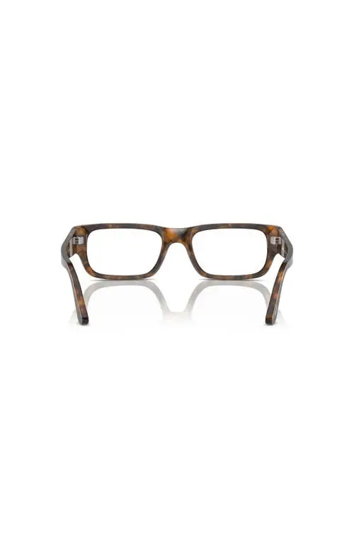 Persol Rectangle Eyeglasses - Brown