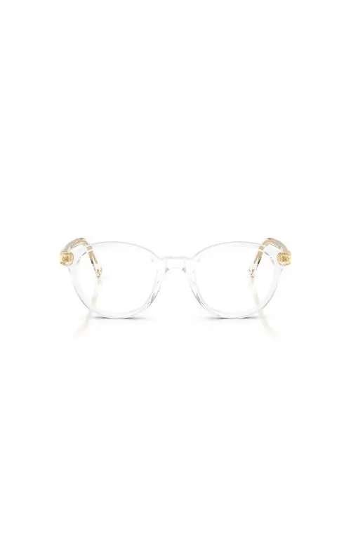 Miu Miu 50mm Round Optical Eyeglasses - Transparent