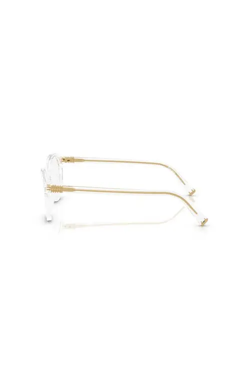Miu Miu 50mm Round Optical Eyeglasses - Transparent