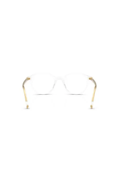 Miu Miu 50mm Round Optical Eyeglasses - Transparent
