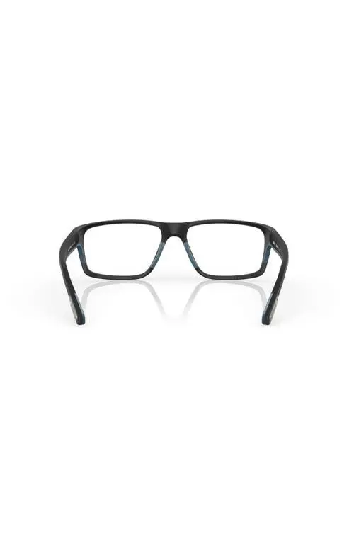 COSTA 59mm Rectangle Full Rim Eyeglasses - Black