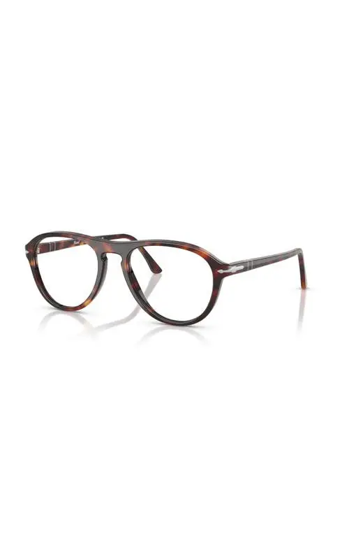 Persol 53mm Pilot Optical Glasses - Tortoise