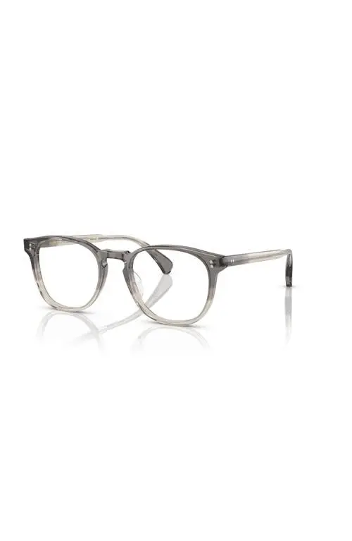 Oliver Spencer 51mm Round Optical Glasses - Grey