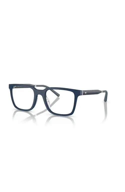 Oliver Spencer 52mm Rectangle Optical Glasses - Blue