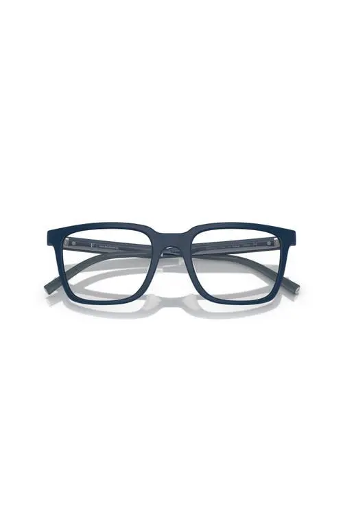 Oliver Spencer 52mm Rectangle Optical Glasses - Blue