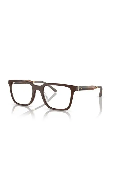 Oliver Spencer 52mm Rectangle Optical Glasses - Brown