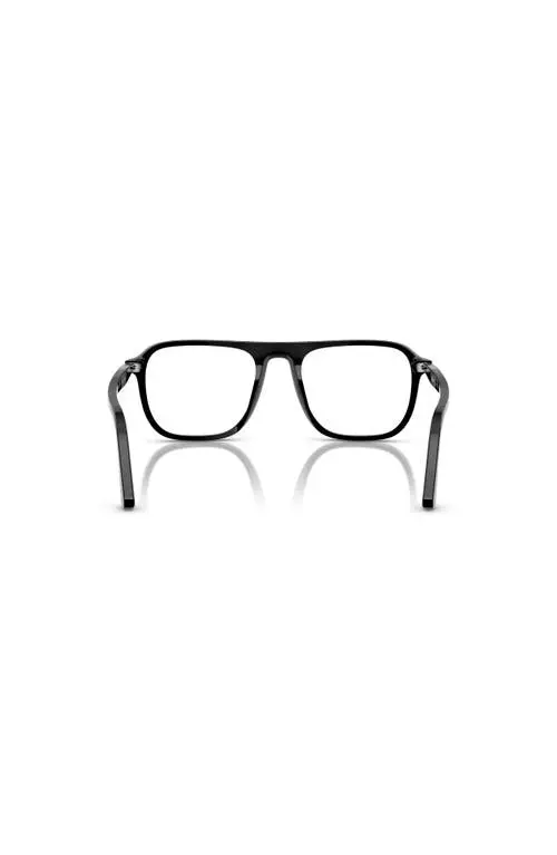 Persol Square Optical Glasses - Black