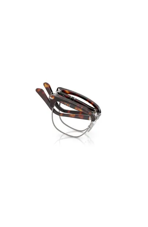 Persol 50mm Square Optical Glasses - Tortoise