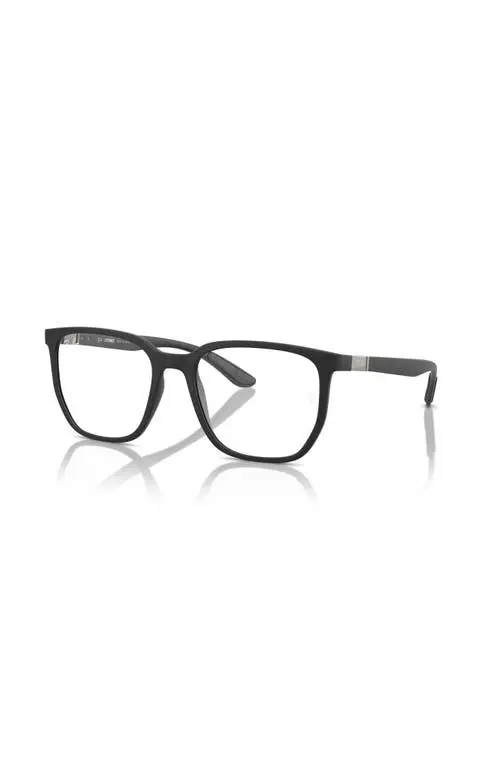 Ray-ban 55mm Irregular Optical Glasses - Black