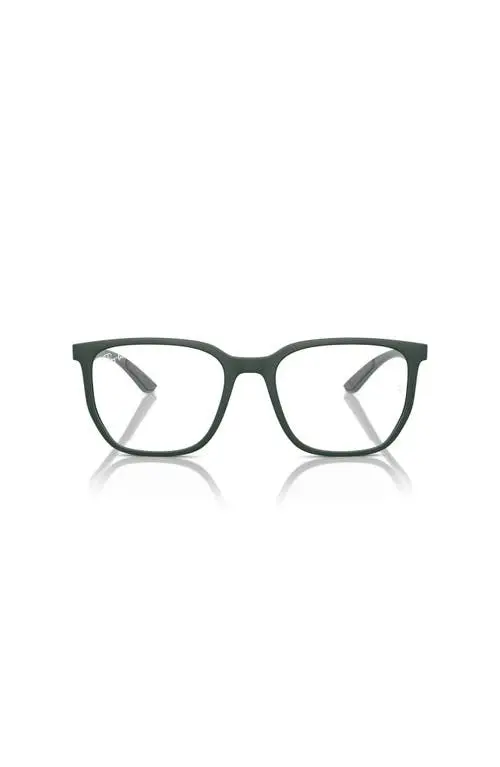 Ray-ban Irregular Full Rim Eyeglasses - Green