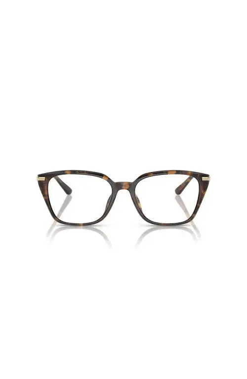 Michael Kors Rectangular Full Rim Eyeglasses - Tortoise