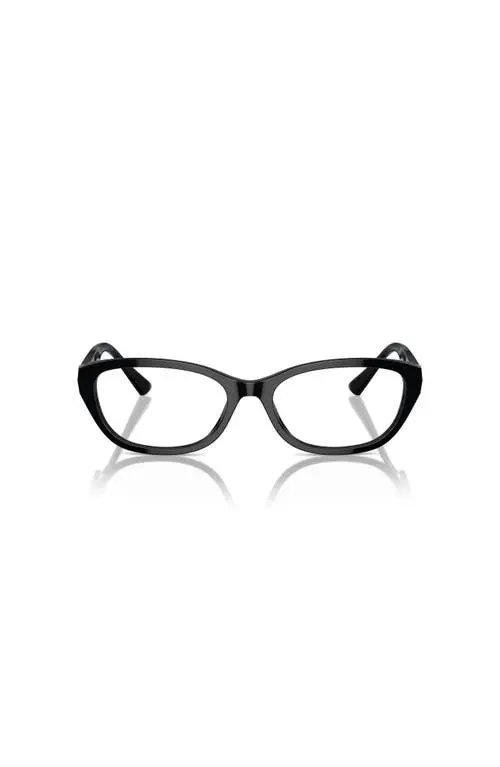 JIMMY CHOO 53mm Oval Eyeglasses - Black