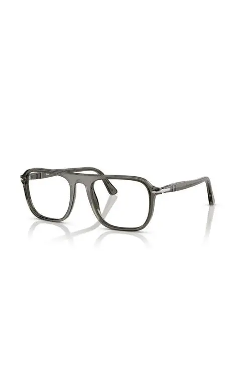 Persol 51mm Square Eyeglasses - Grey