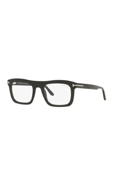 TOM FORD 52mm Rectangle Optical Glasses - Black