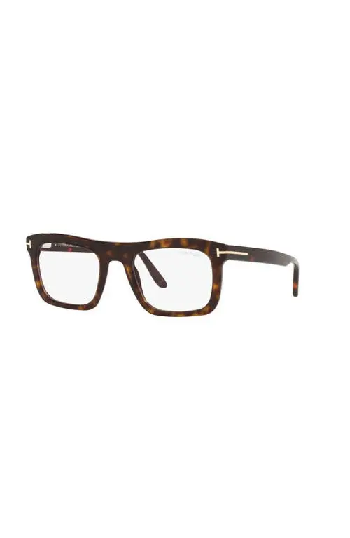 TOM FORD 52mm Rectangle Optical Glasses - Tortoise