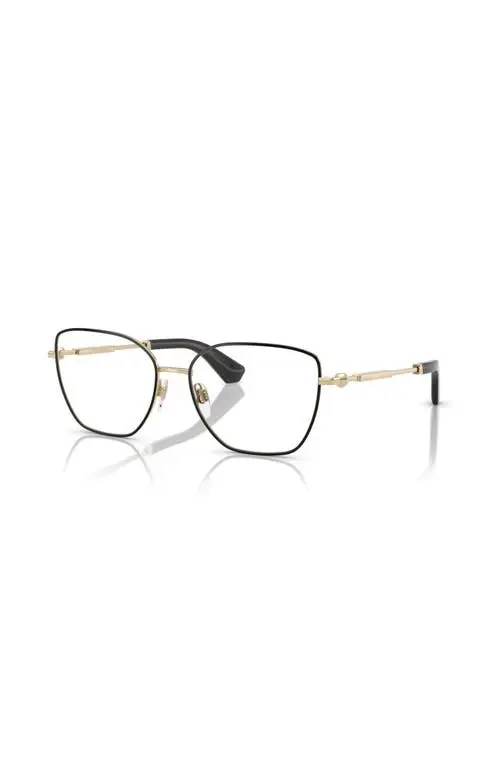 Burberry 54mm Cat Eye Optical Glasses - Black