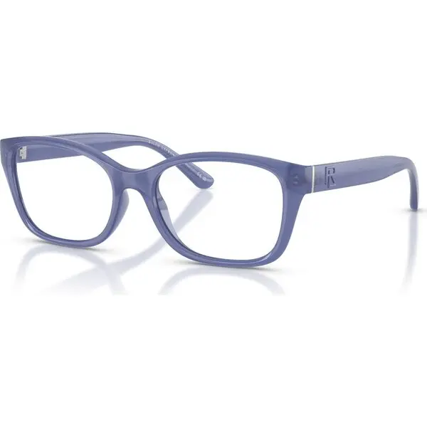 Ralph Lauren 53mm Rectangle Optical Glasses - Blue