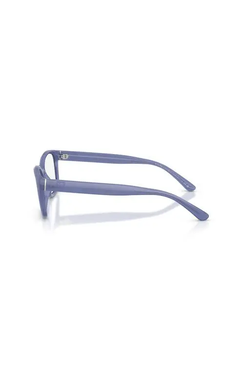 Ralph Lauren 53mm Rectangle Optical Glasses - Blue