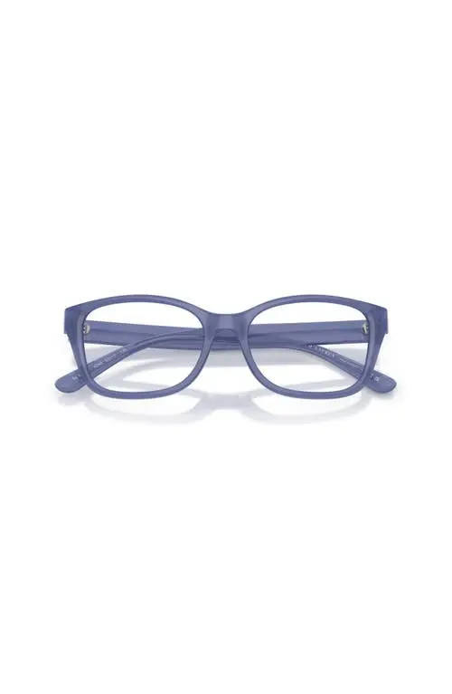 Ralph Lauren 53mm Rectangle Optical Glasses - Blue
