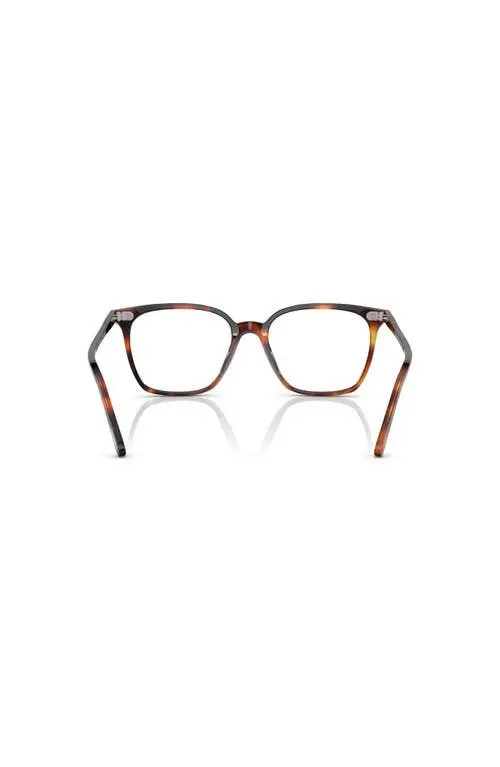 Oliver Spencer 50mm Square Full Rim Eyeglasses - Tortoise