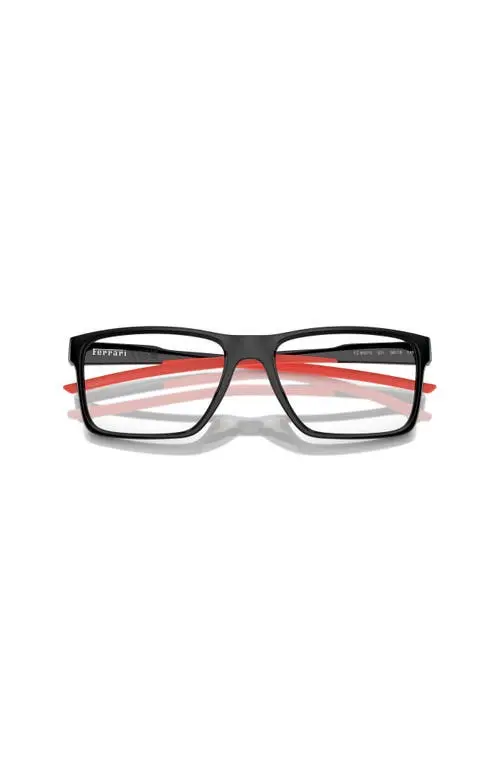 SCUDERIA FERRARI Rectangle Full Rim Eyeglasses - Black