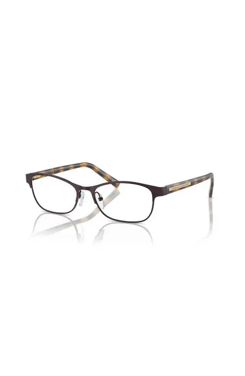 Armani Exchange 53mm Oval Eyeglasses - Brown