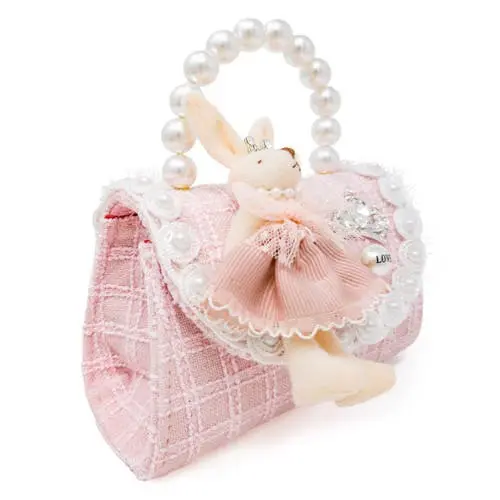 PUTTISU Bunny Bloom Handbag - Rose Milk