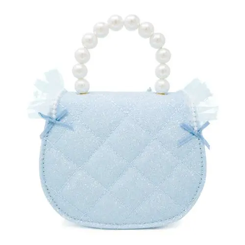 PUTTISU Princess Tiara Handbag - Ice Blue Sparkle