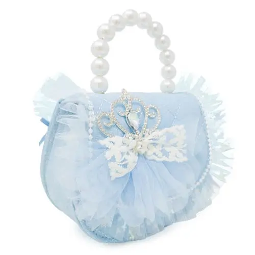 PUTTISU Princess Tiara Handbag - Ice Blue Sparkle