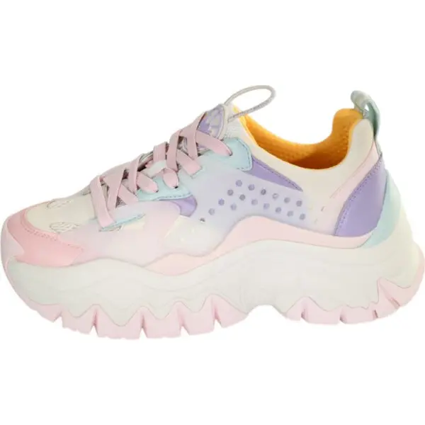 BUFFALO BOOTS Platform Trail Sneakers - Pastel Multi