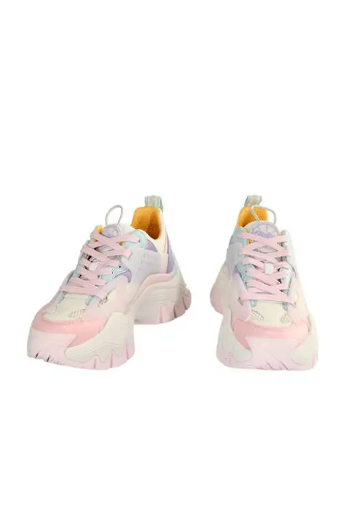 BUFFALO BOOTS Platform Trail Sneakers - Pastel Multi
