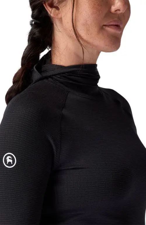 BACKCOUNTRY Pines Microgrid Ultra-lt Baselayer Balaclava Top - Black