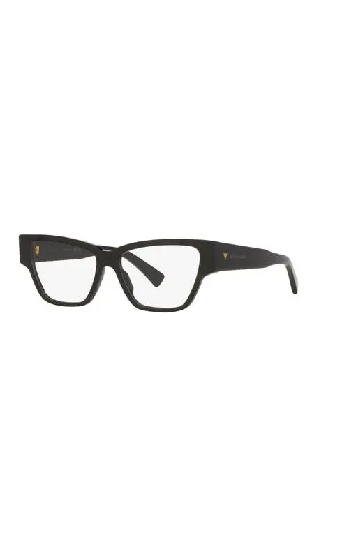 Bottega Veneta 55mm Cat Eye Optical Glasses - Black
