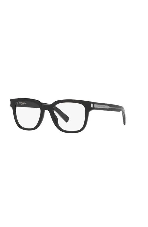 Saint Laurent 52mm Rectangle Eyeglasses - Black