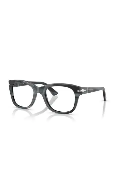 Persol 53mm Square Eyeglasses - Grey
