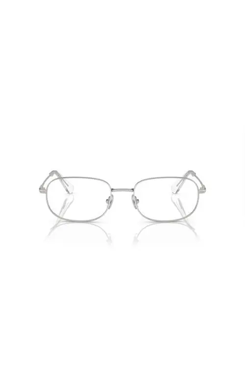 SWAROVSKI Rectangle Optical Glasses - Silver