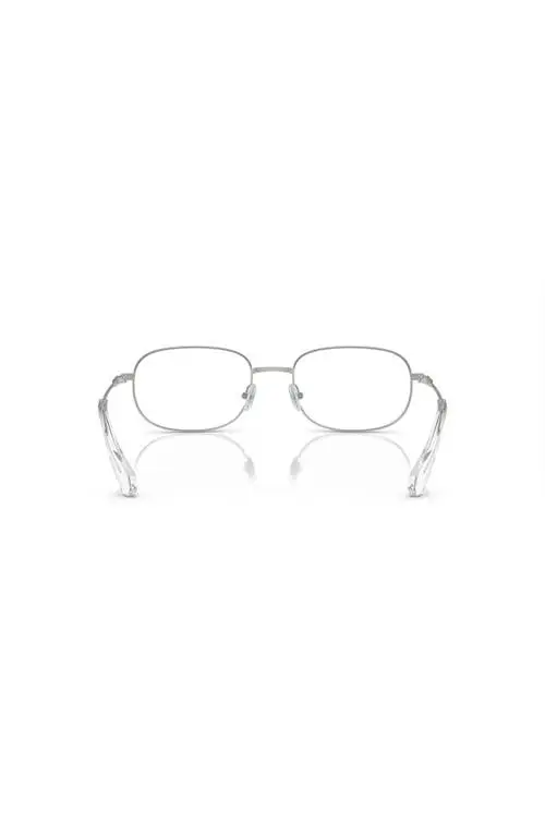 SWAROVSKI Rectangle Optical Glasses - Silver